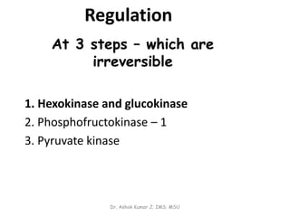 Glycolysis and Cori's cycle Dr. Ashok Kumar Jeppu | PPTX