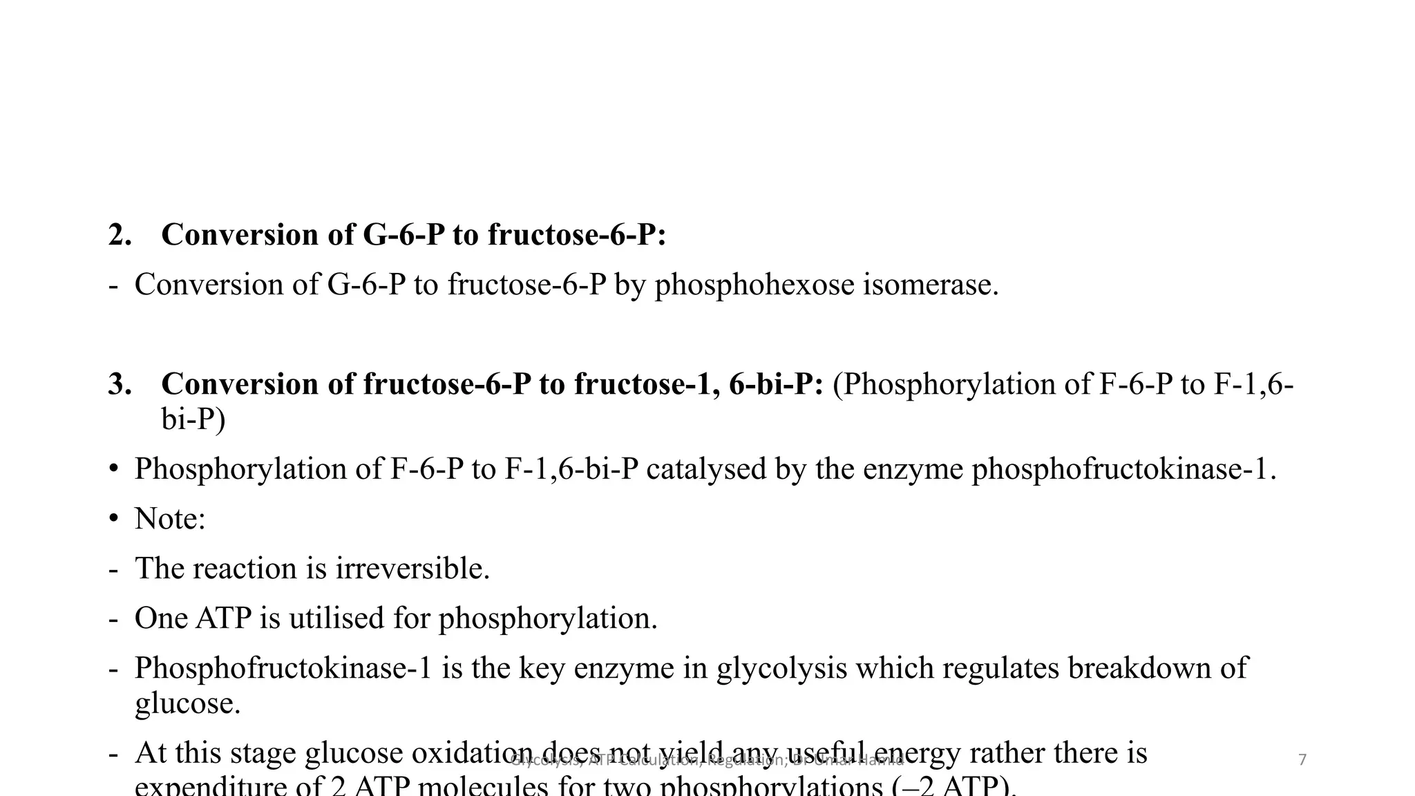 Glycolysis, ATP Calculation and Regulation.pptx