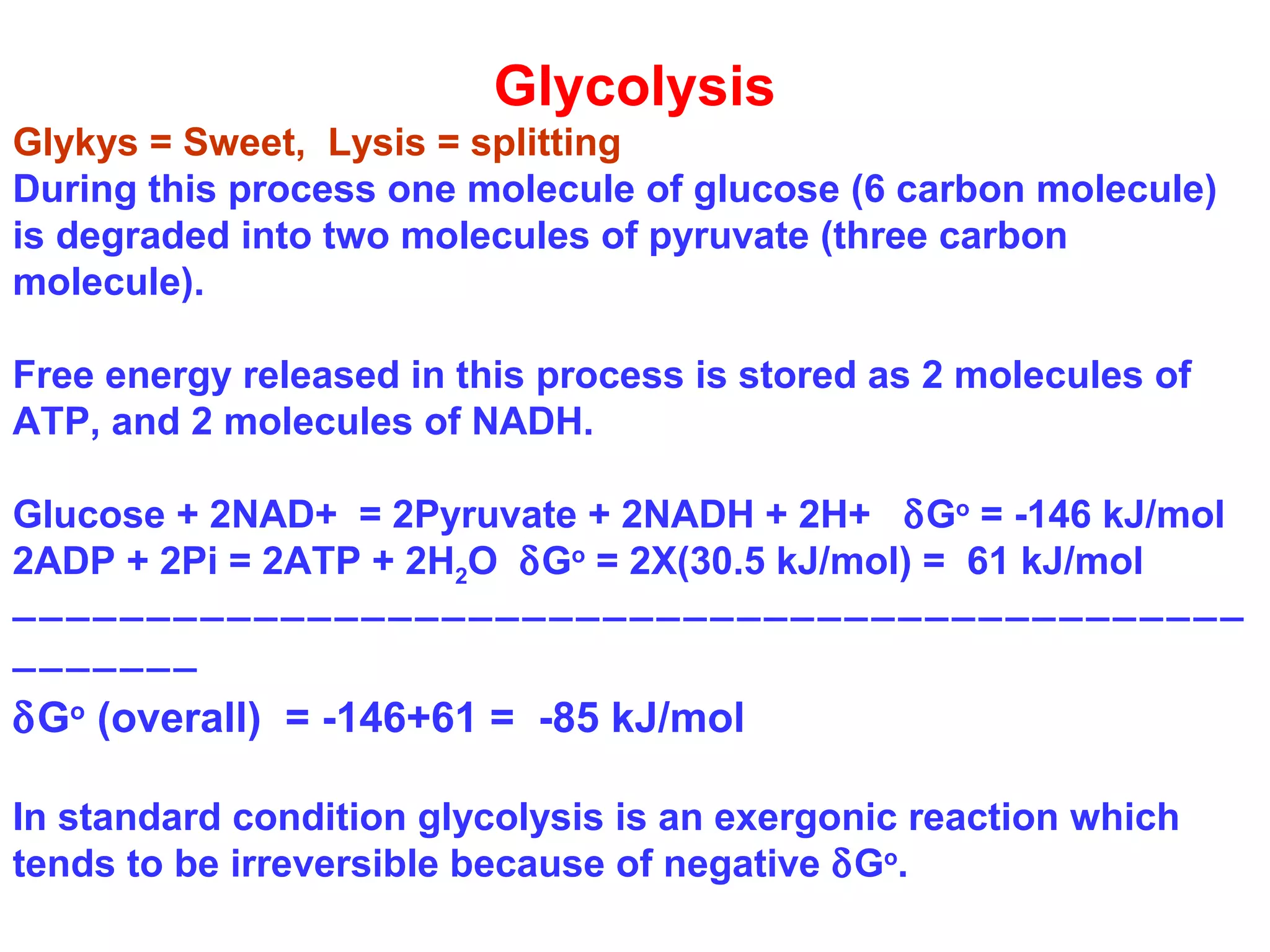 Glycolysis ppt | PPT