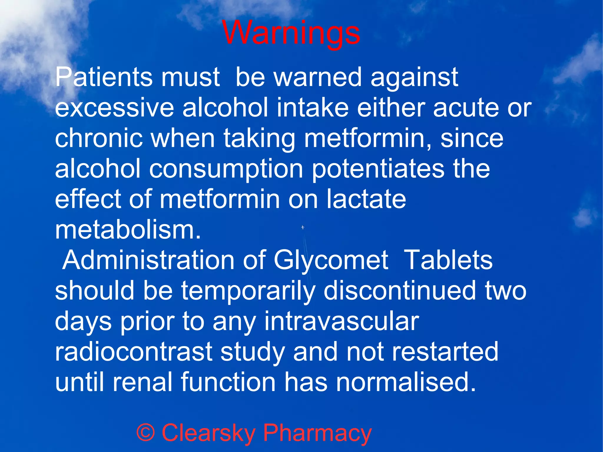 Glycomet (Metformin Tablets) | ODP