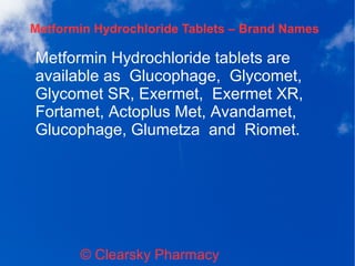 Glycomet (Metformin Tablets) | ODP