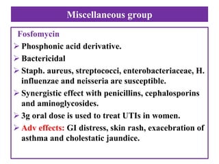 Glycopeptide antibiotics dr. johan | PPTX