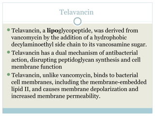 Glycopeptides, fluoroquinolones, aminoglycosides Drugs | PPT