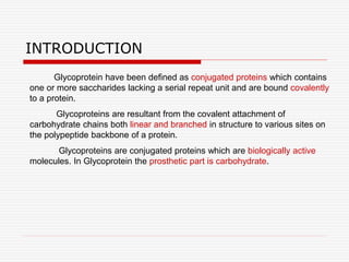 Glycoprotein by KK Sahu sir | PPT