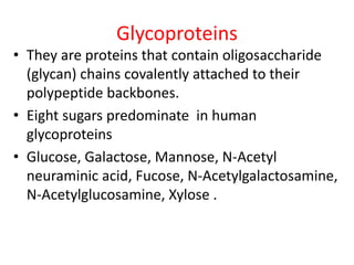 Glycoproteins | PPTX