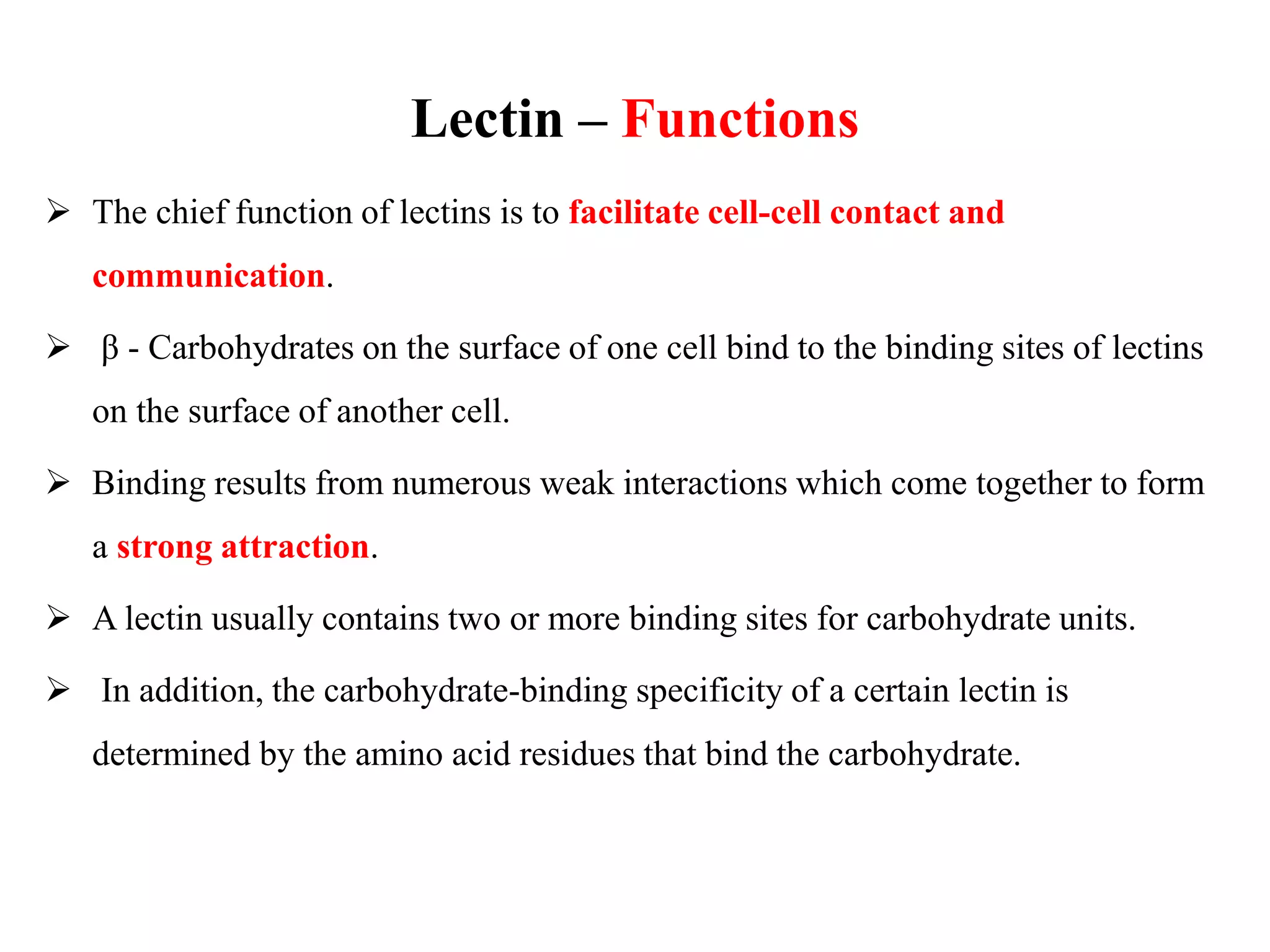 Glycoproteins and lectin ( Conjugated Carbohydrate) | PPTX