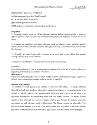 Glycoside | PDF
