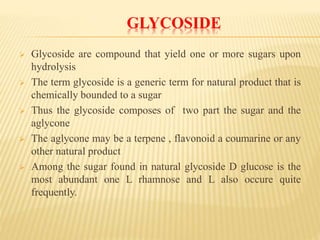 Glycoside 2 | PPT