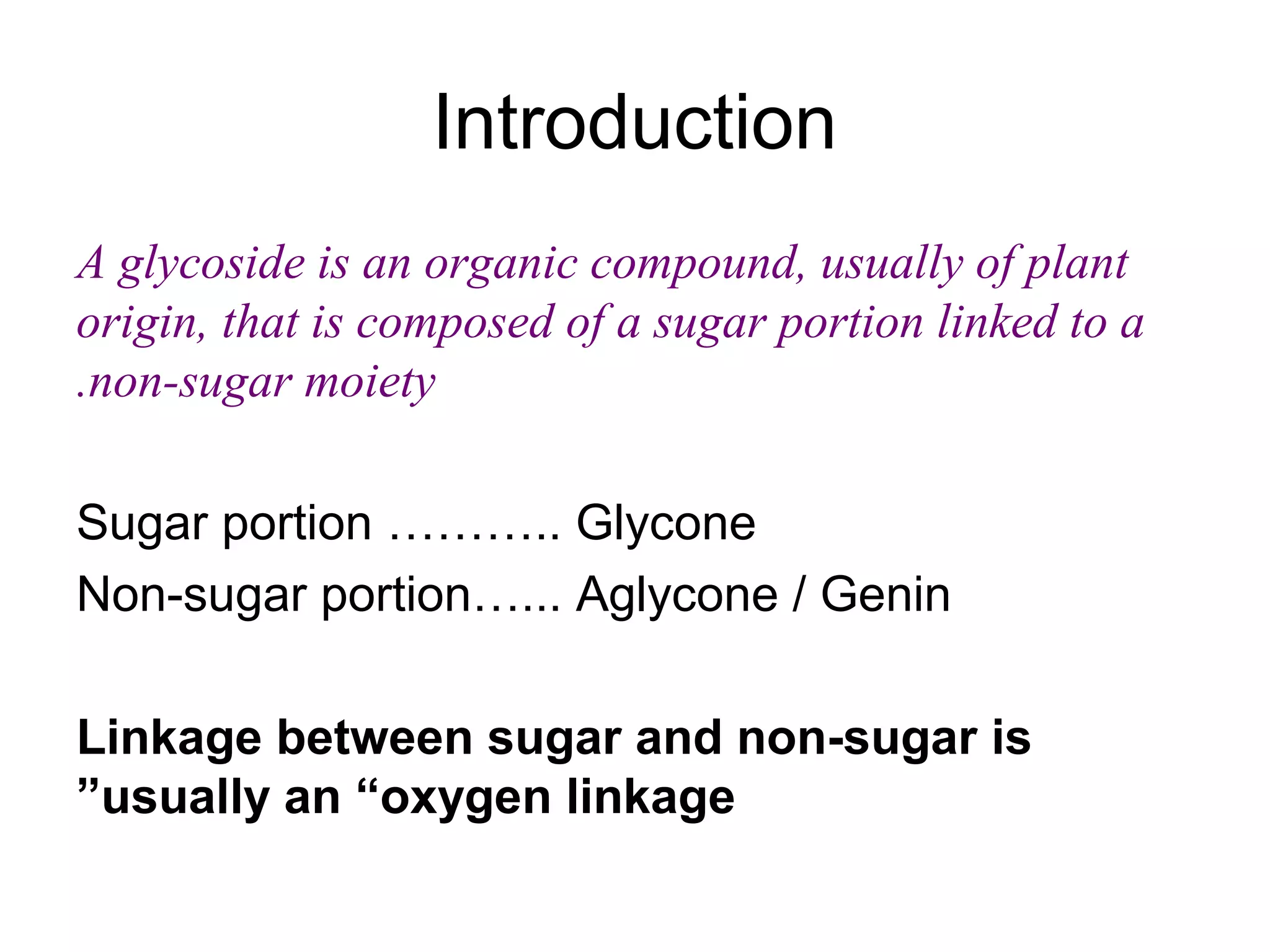 Glycosides | PPT