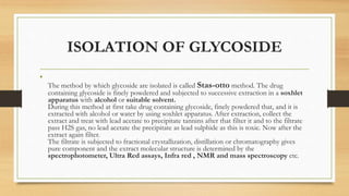 Glycosides | PPTX