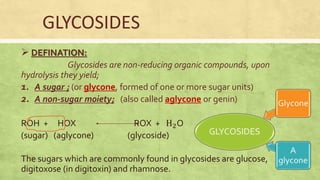 Glycosides | PPTX