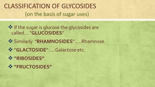 Glycosides | PPTX
