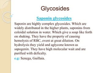 Glycosides | PPTX