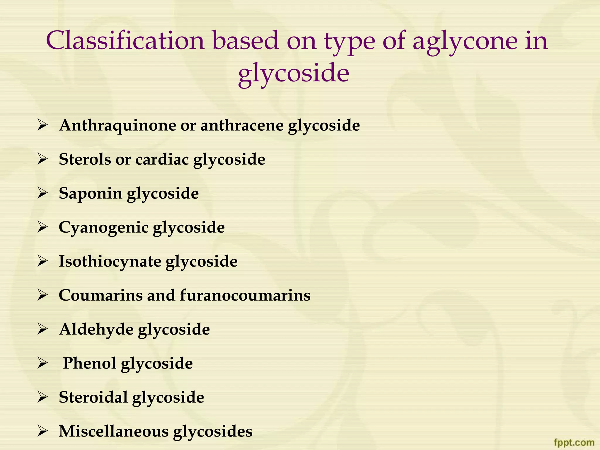 Glycosides | PPT