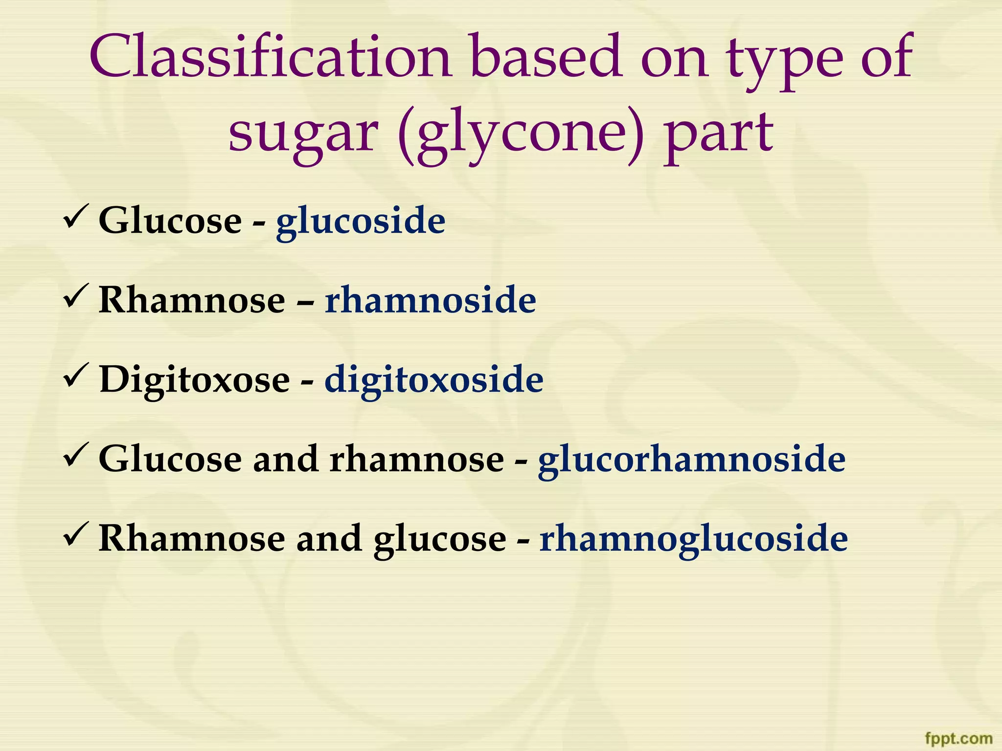 Glycosides | PPT