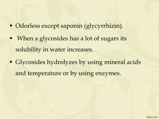 Glycosides | PPT