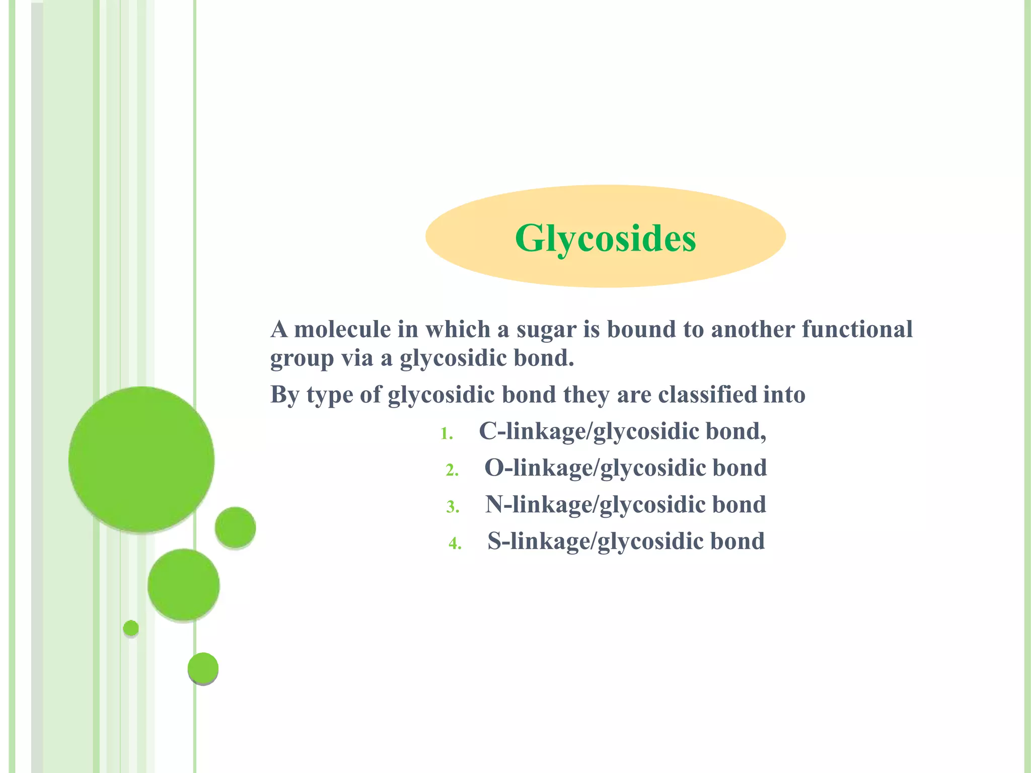 Glycosides | PPTX