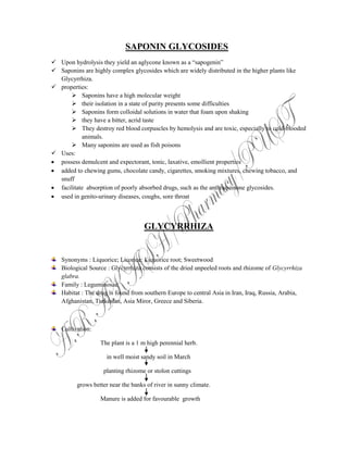Glycosides | PDF