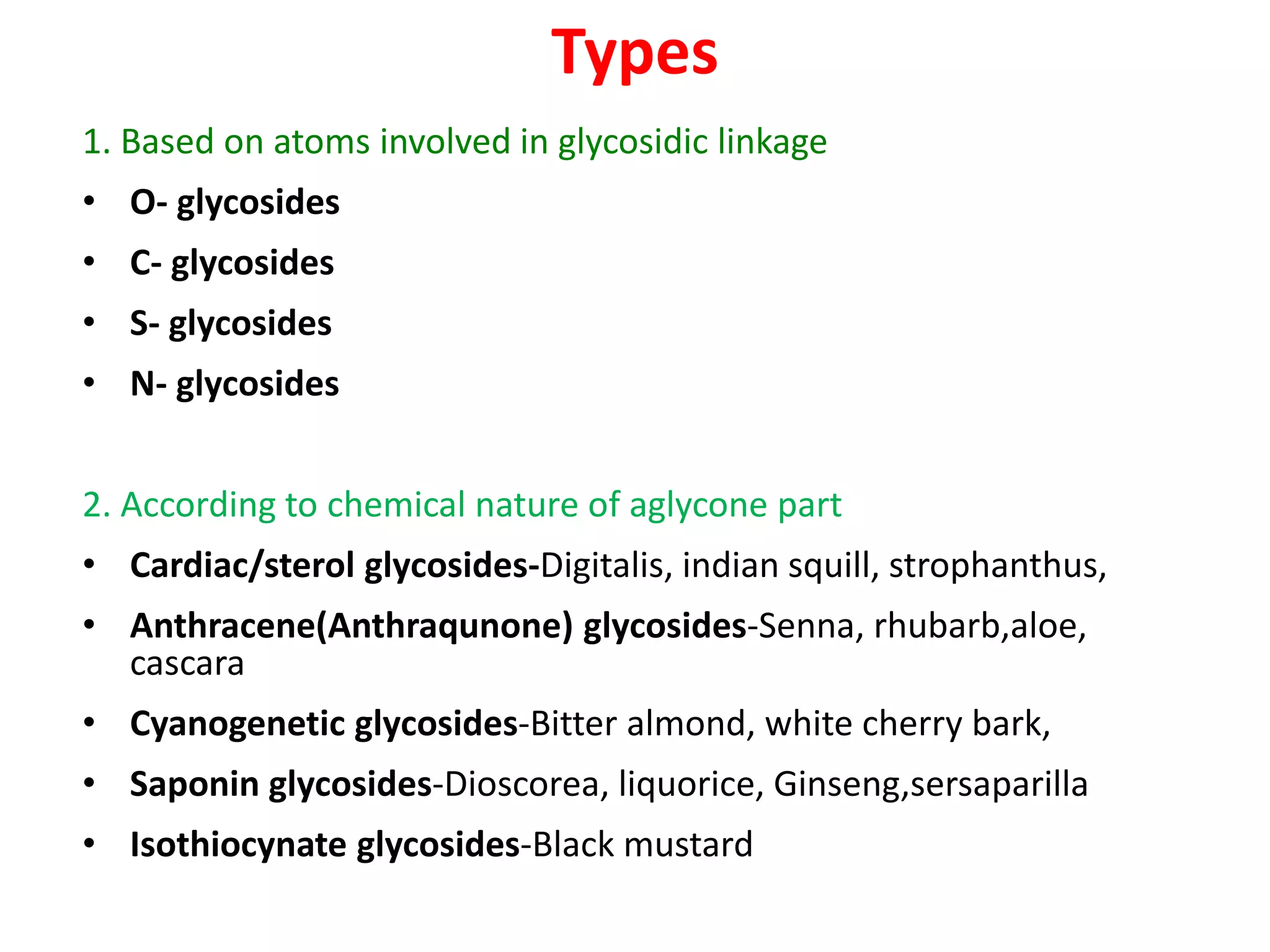 Glycosides | PPTX