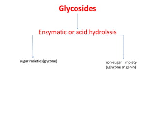 Glycosides | PPTX