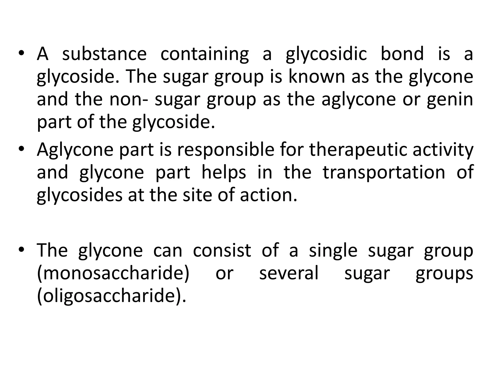 Glycosides | PPTX