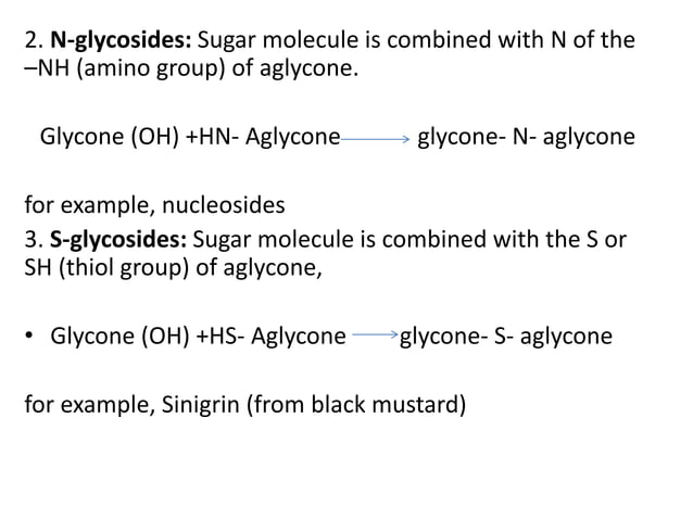 Glycosides | PPTX | Chemistry | Science