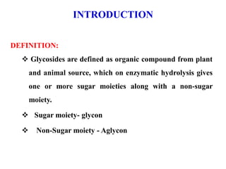 Glycosides- I D.Pharm ER-20:13T | PDF