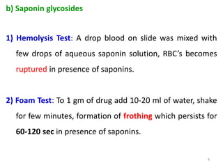 Glycosides ppt Pharmacognosy pharmacy studies | PPT