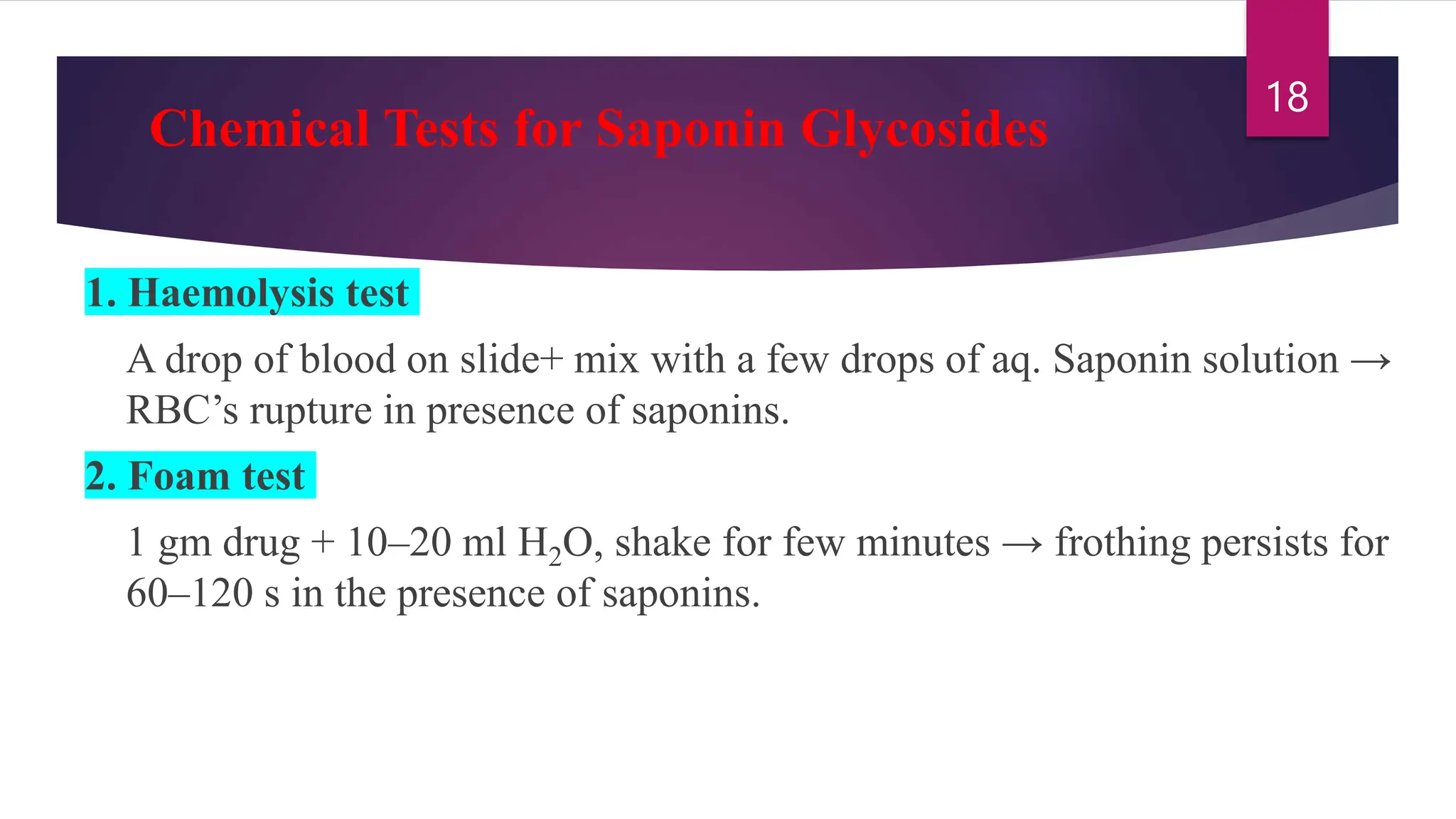 GLYCOSIDES Classification Of GLYCOSIDES Chemical Tests Glycosides | PPTX