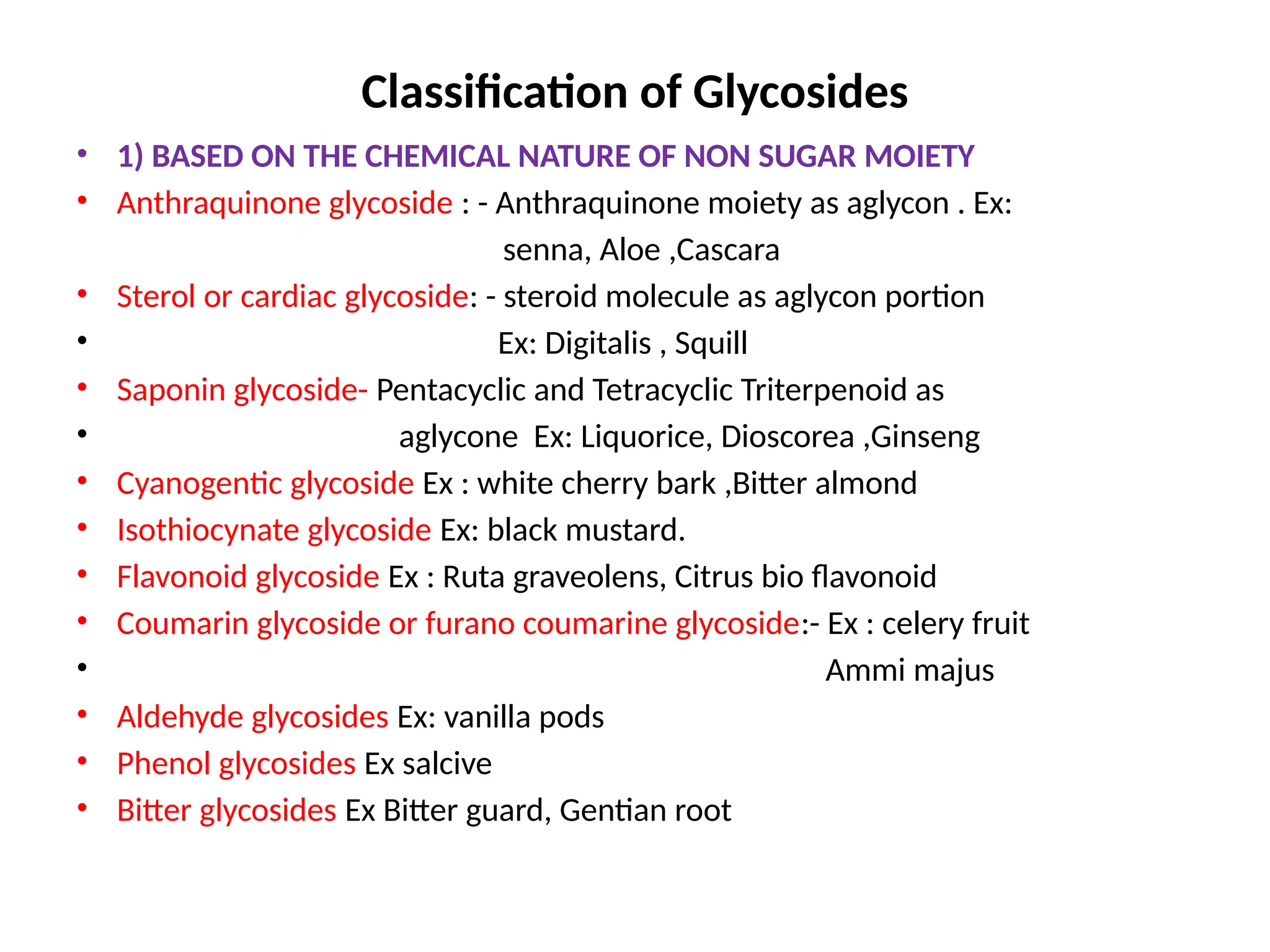General Introduction to Glycosides presentation | PPTX