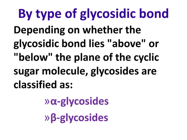 GLYCOSIDES-Introduction & Classification.pdf | Chemistry | Science