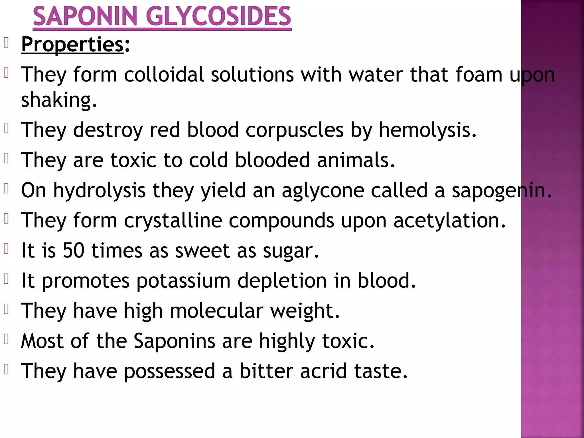 Glycosides | PPT