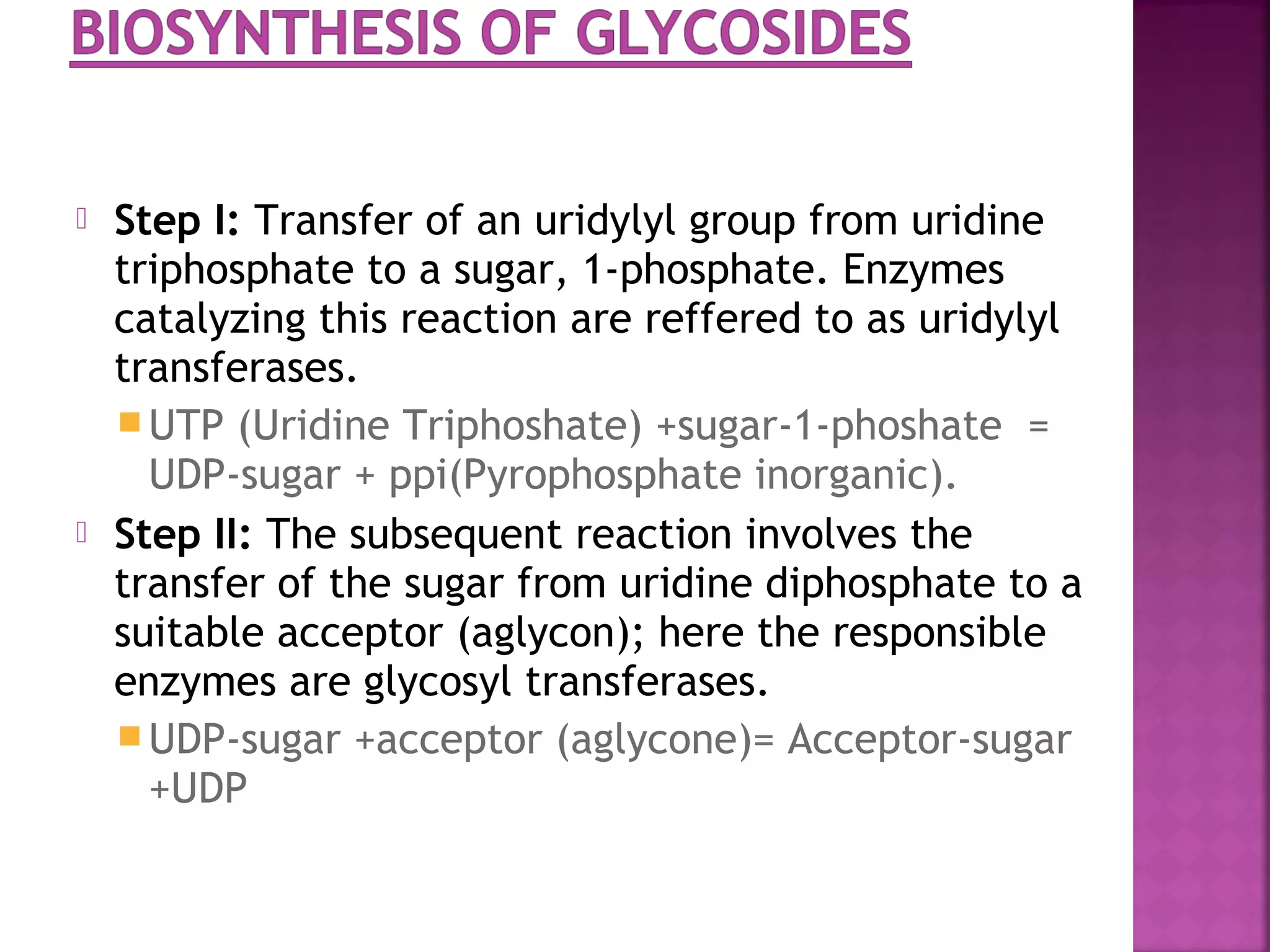 Glycosides | PPT