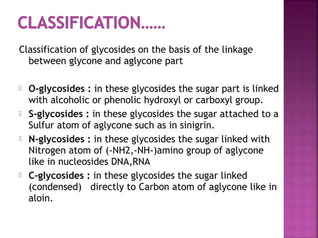 Glycosides | PPT