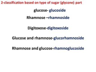 Pharmacognosy- Glycosides | PPTX