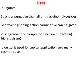 Pharmacognosy- Glycosides | PPTX