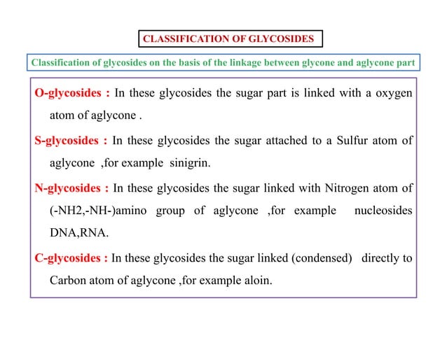 GLYCOSIDES | PDF