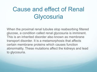 Glycosuria and Polyuria slide show | PPTX | Endocrine and Metabolic ...