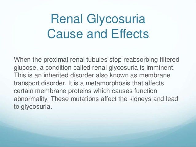 Glycosuria and Polyuria Presentation