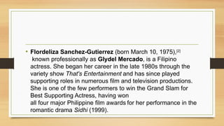 Glydel Mercado Biography, Early Life.pptx