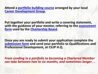 Glyndwr chartership presentation | PPTX