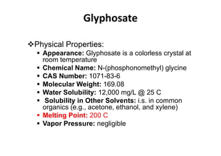 Glyphosate | PDF