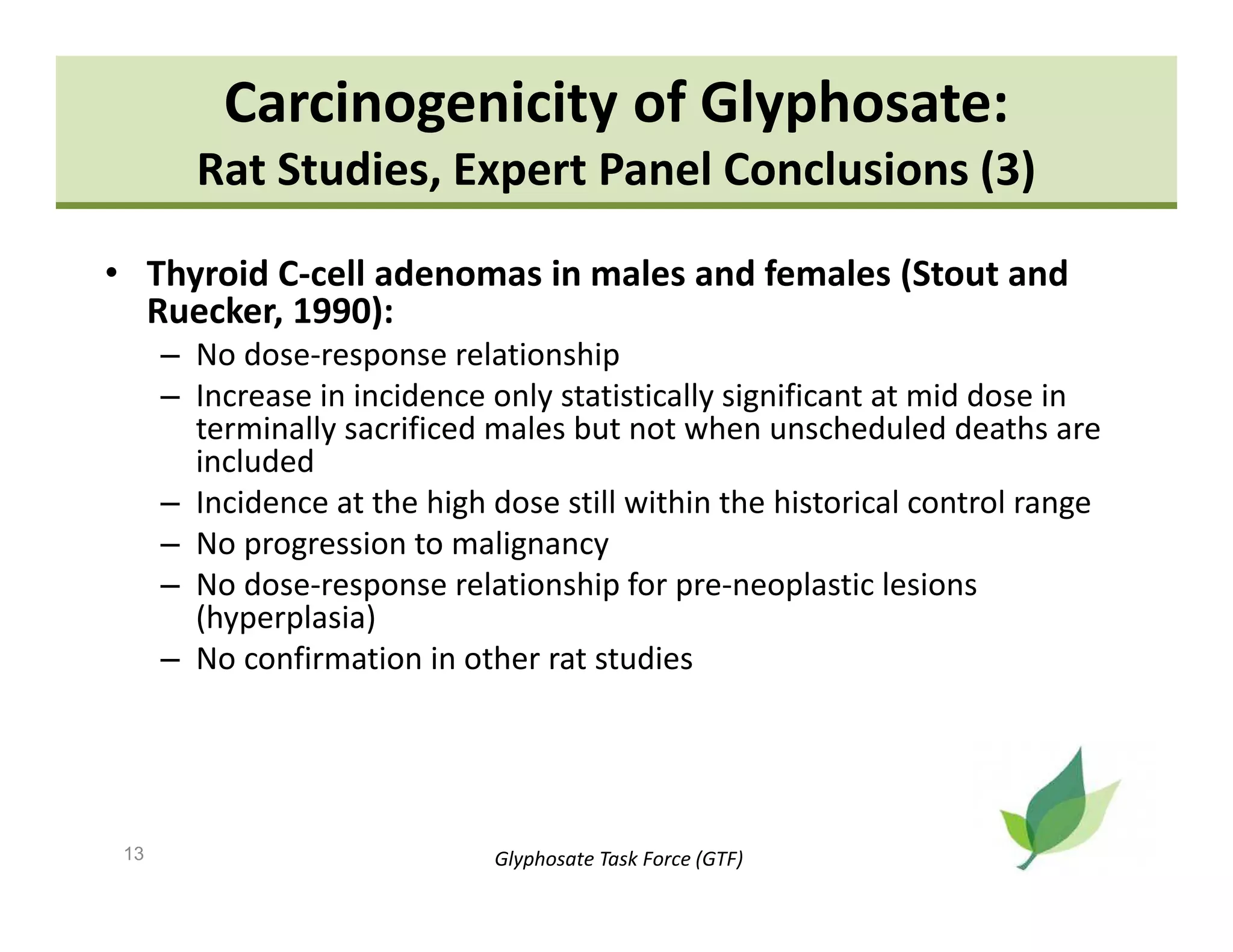 Hazard Assessment of Glyphosate Carcinogenicity and Reproductive ...
