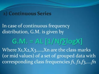 Geometric Mean | PPT