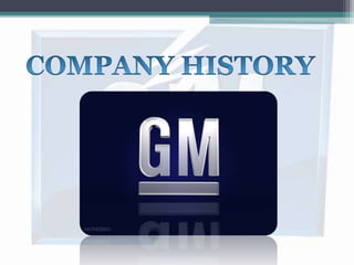 General Motors Case Study | PPTX
