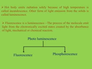 basic principles of fluorescence | PPT