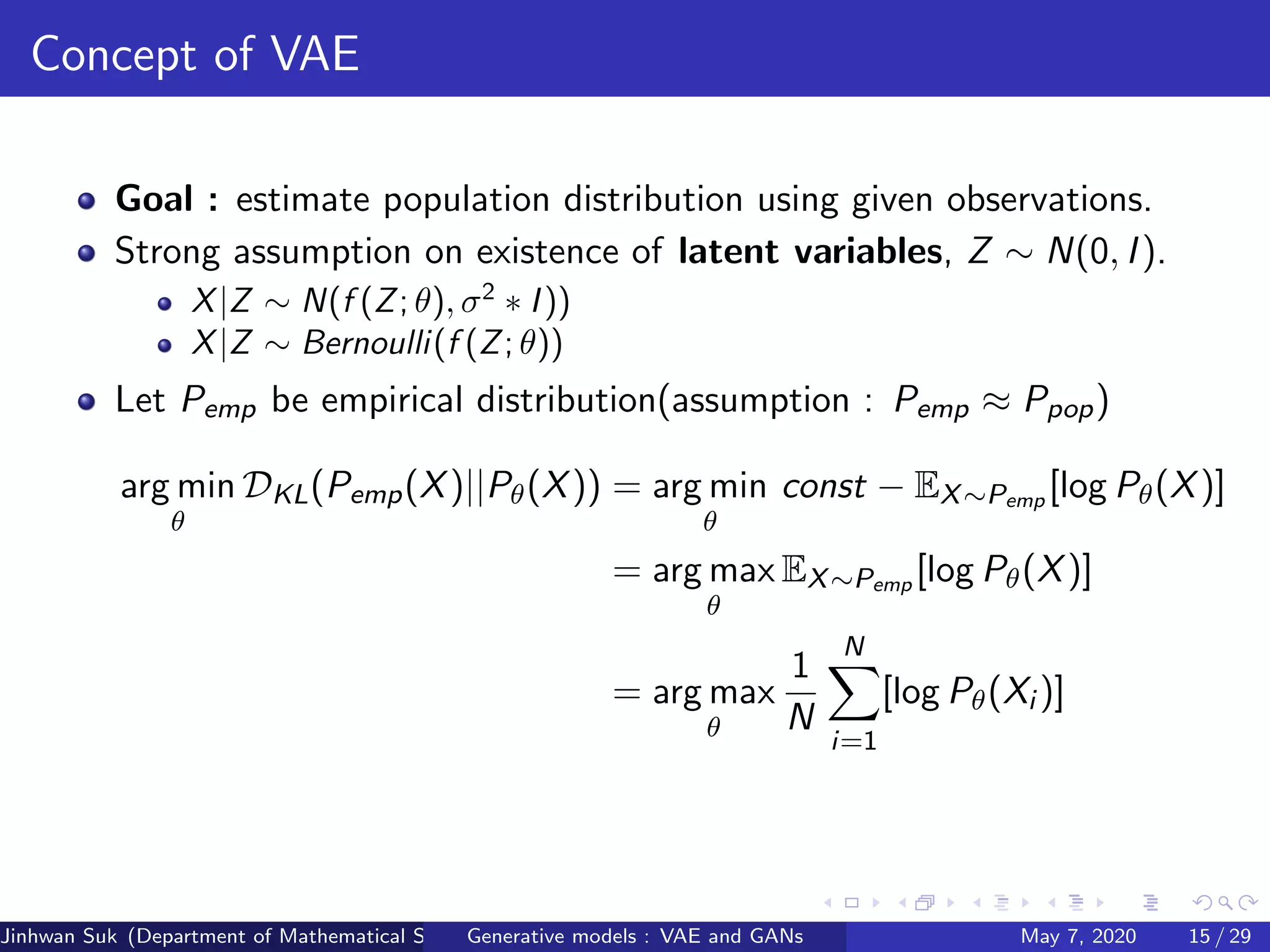 Generative models : VAE and GAN | PDF