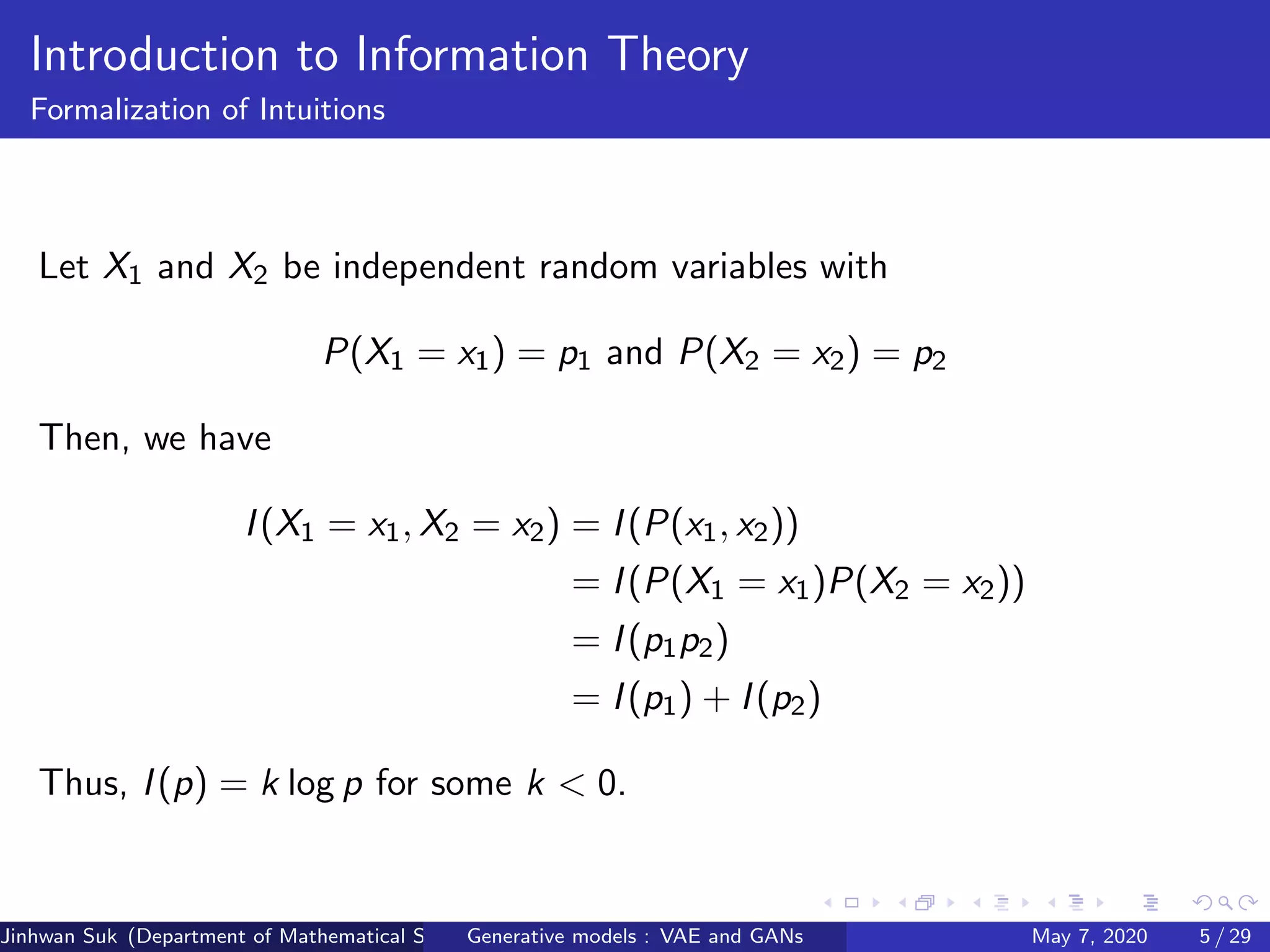 Generative models : VAE and GAN | PDF