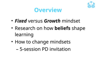 Growth and Learner Mindset With Tips and Techniques | PPTX