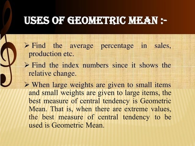 Analysis and explanation of Geometric Mean (GM).pptx
